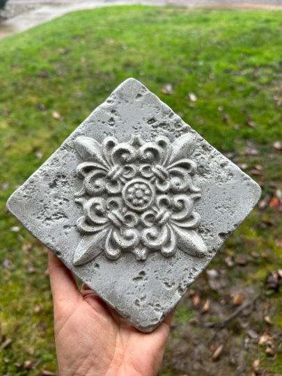 Oak man garden plaque, Concrete garden face, garden gift, oak green man ...