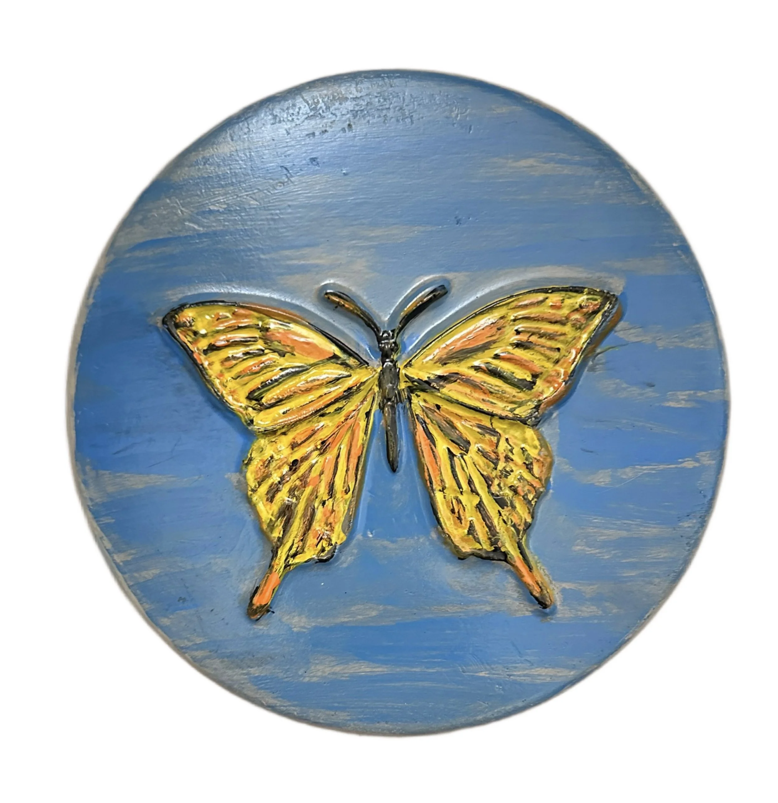 Large Dragonfly Lily Pad Stepping Stone | Backyard Stone Art