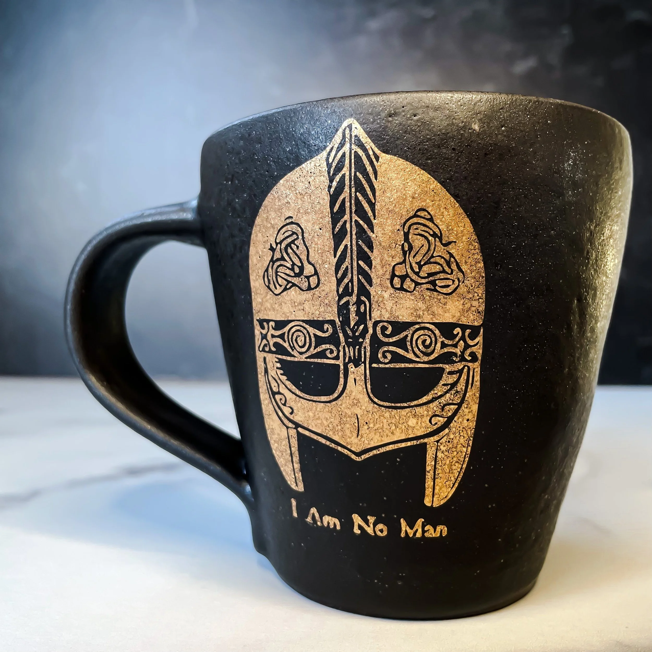 Hero's "Dare to Tread" Mug — Donovan Pottery