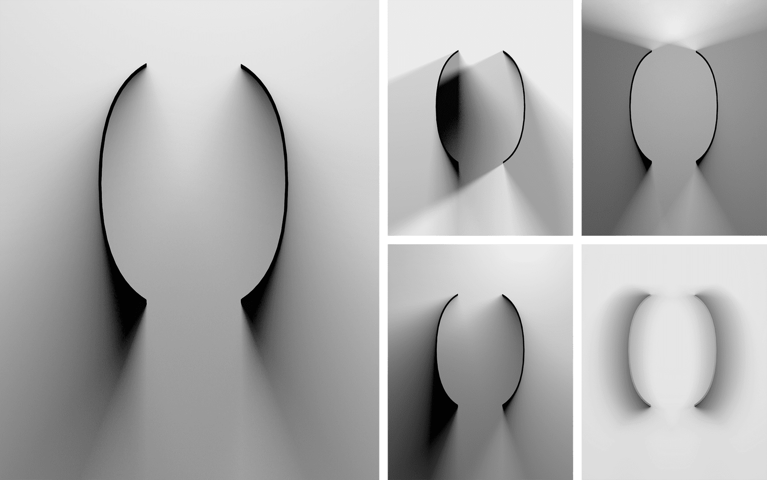 Architectural Type Studies: Light + Shadow — Daniel Frumhoff