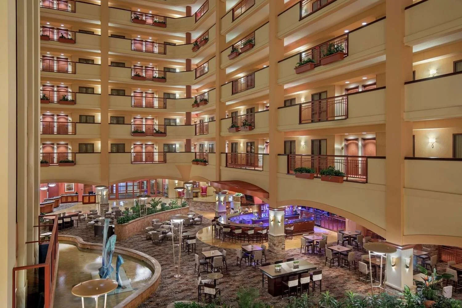 Embassy Suites San Marcos Atrium — Self Walk