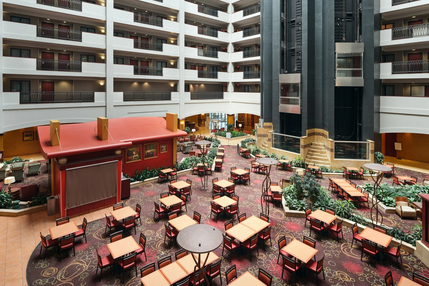 Embassy Suites Hampton Atrium — Self Walk