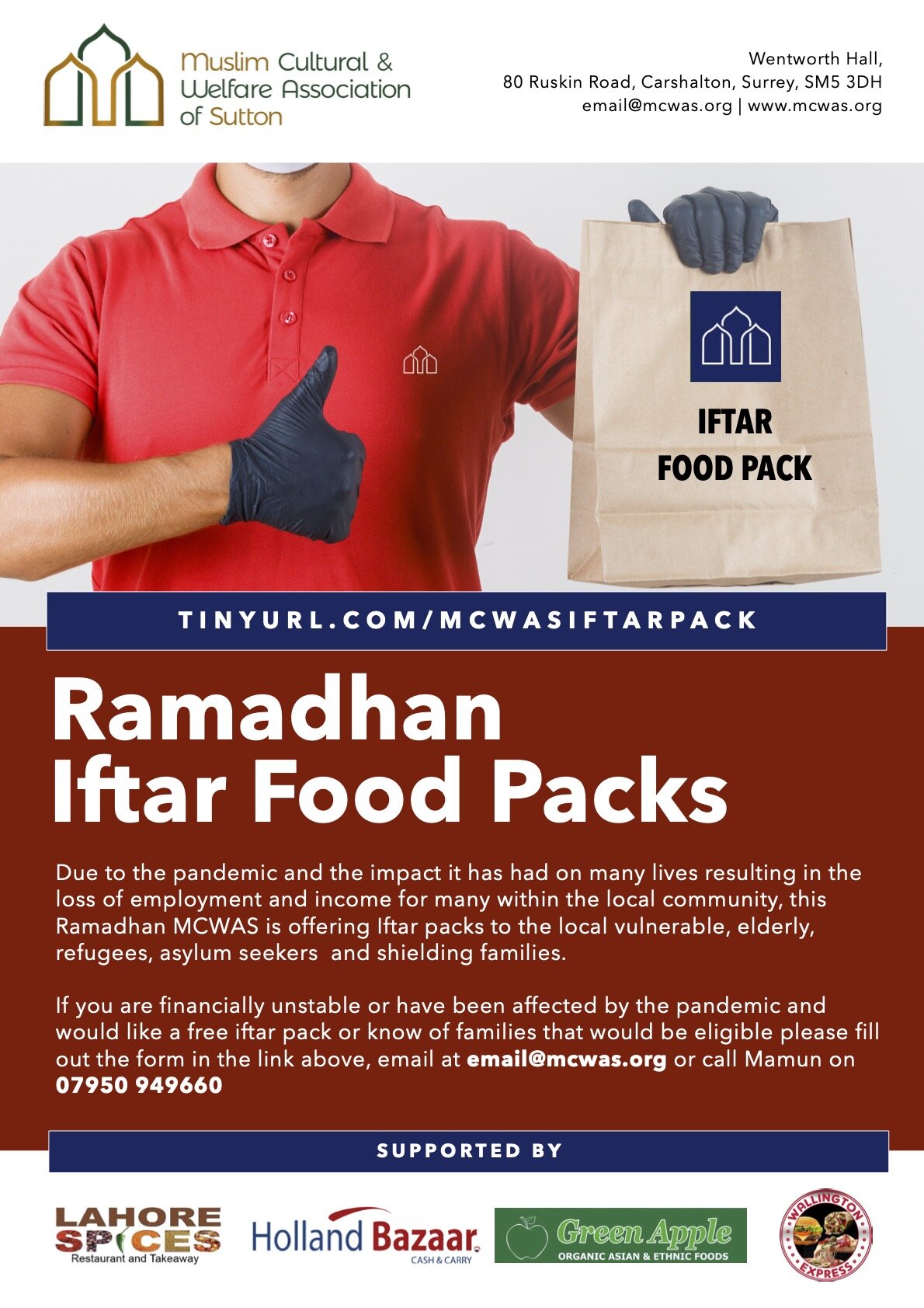 Ramadhan Iftar Food Pack — Muslim Cultural & Welfare Association of ...