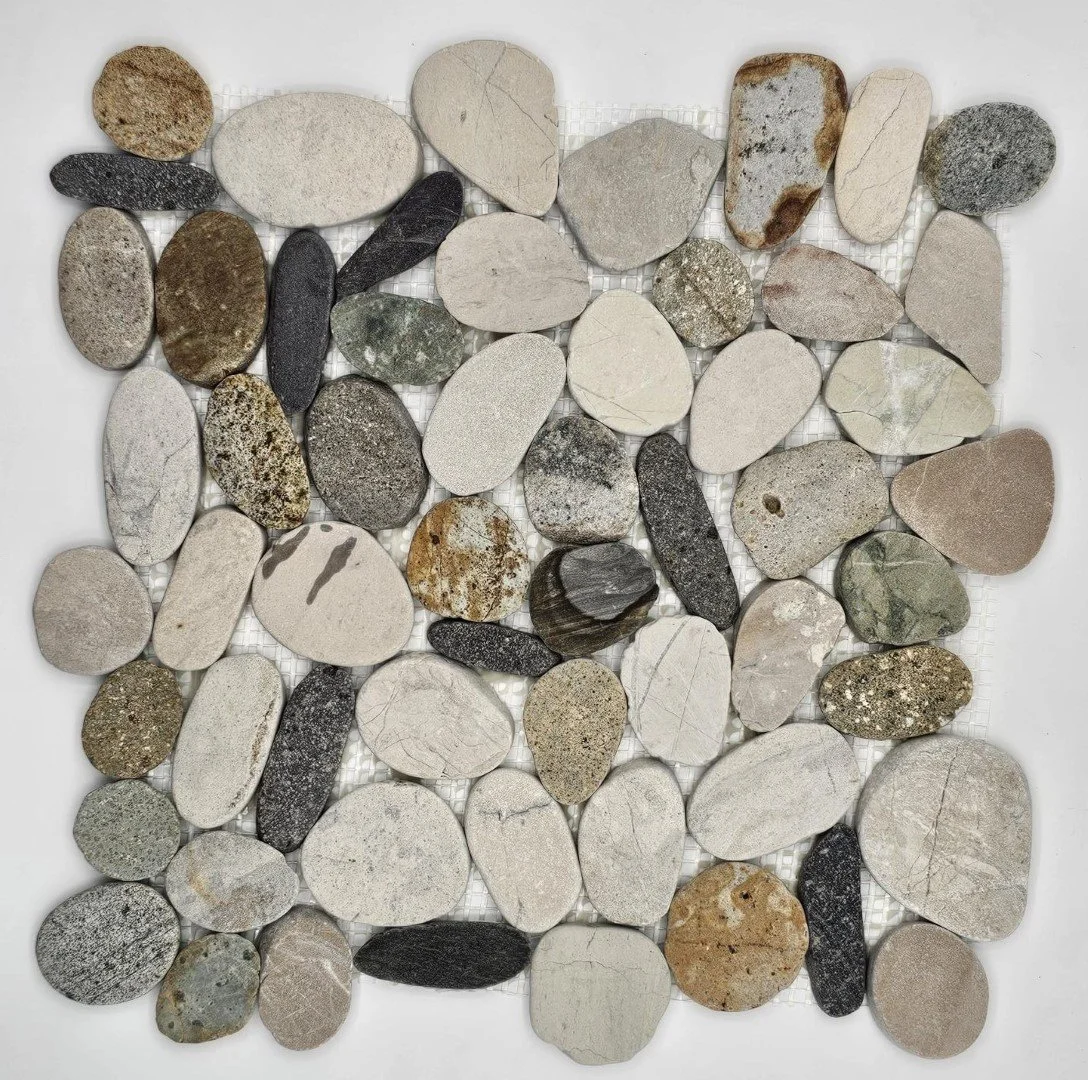 Sliced & Tumbled Pebbles — Toemi Island Rock