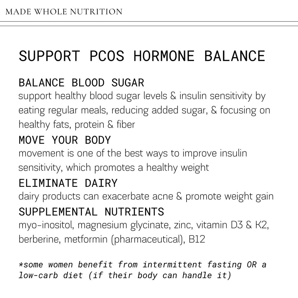 A Functional Nutrition Approach to PCOS — Functional Health Research ...