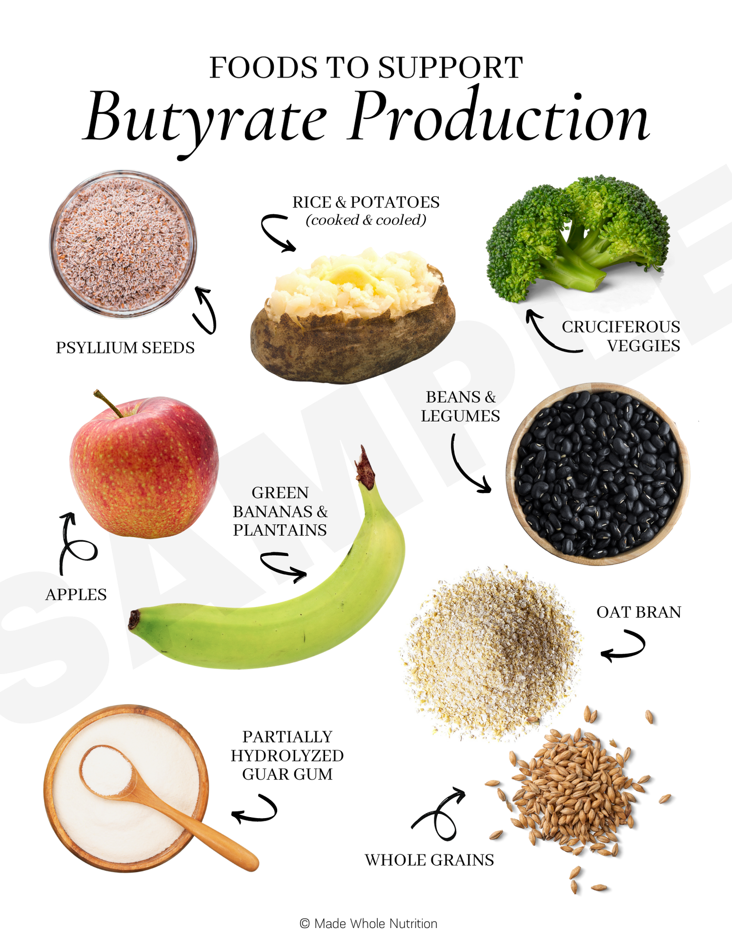 Butyrate Handout — Functional Health Research + Resources — Made Whole ...