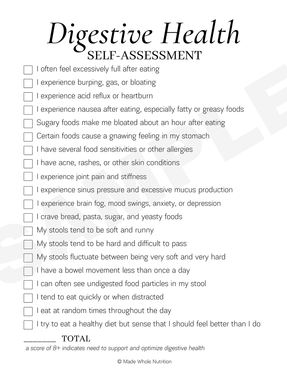 Hydration Status Self-Assessment Handout — Functional Health Research ...