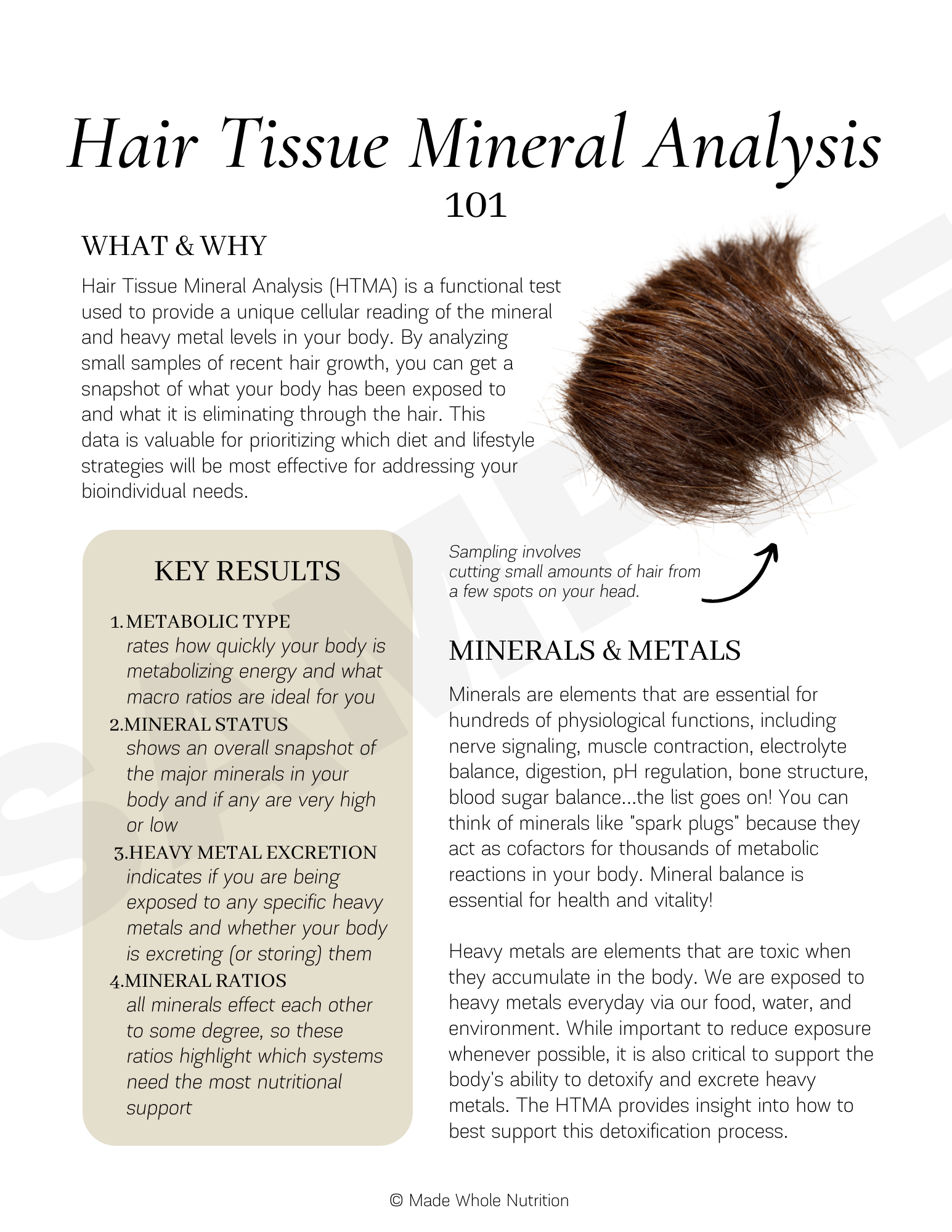 What is Hair Tissue Mineral Analysis? (and what it can tell you ...