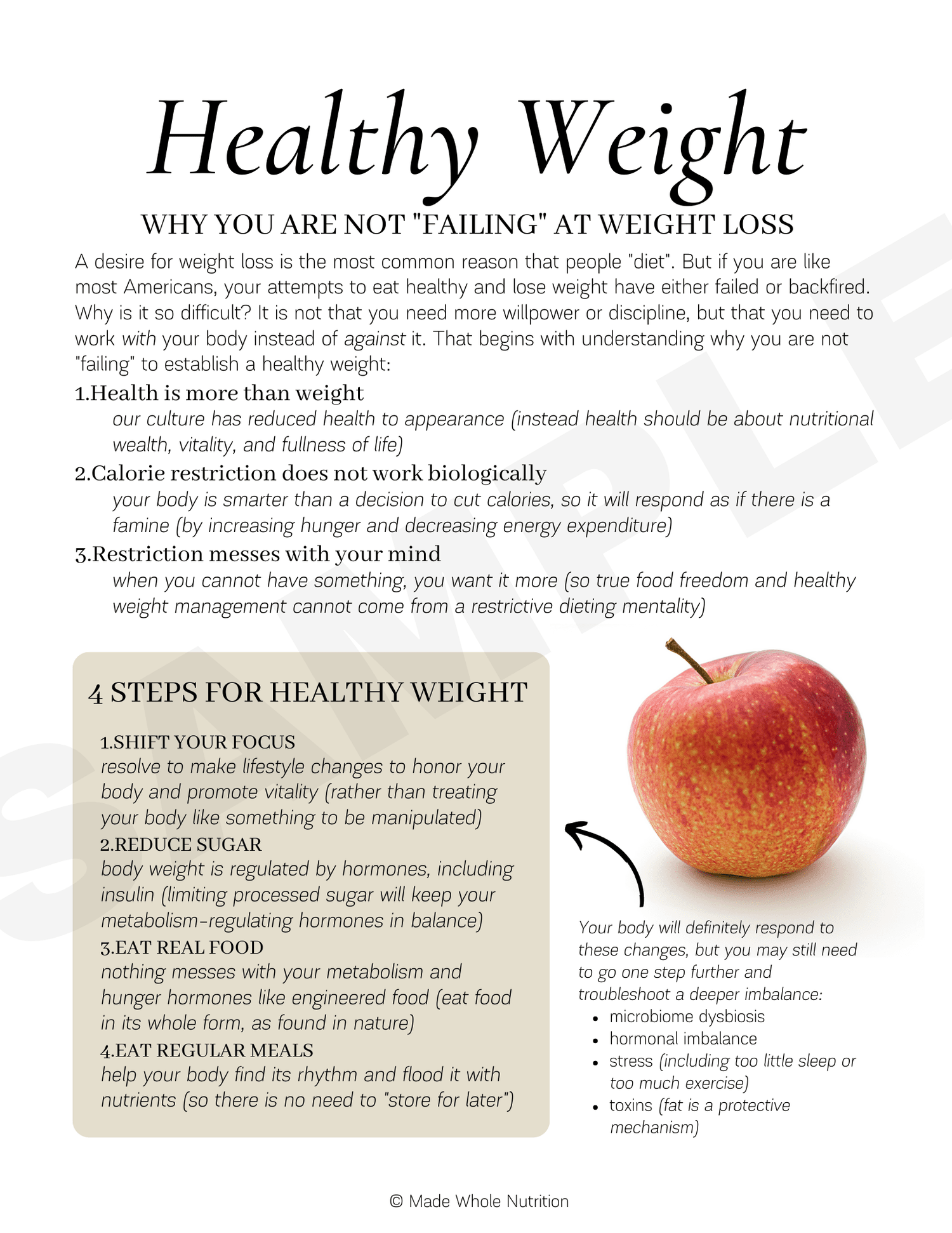 Healthy Movement Handout — Functional Health Research + Resources ...