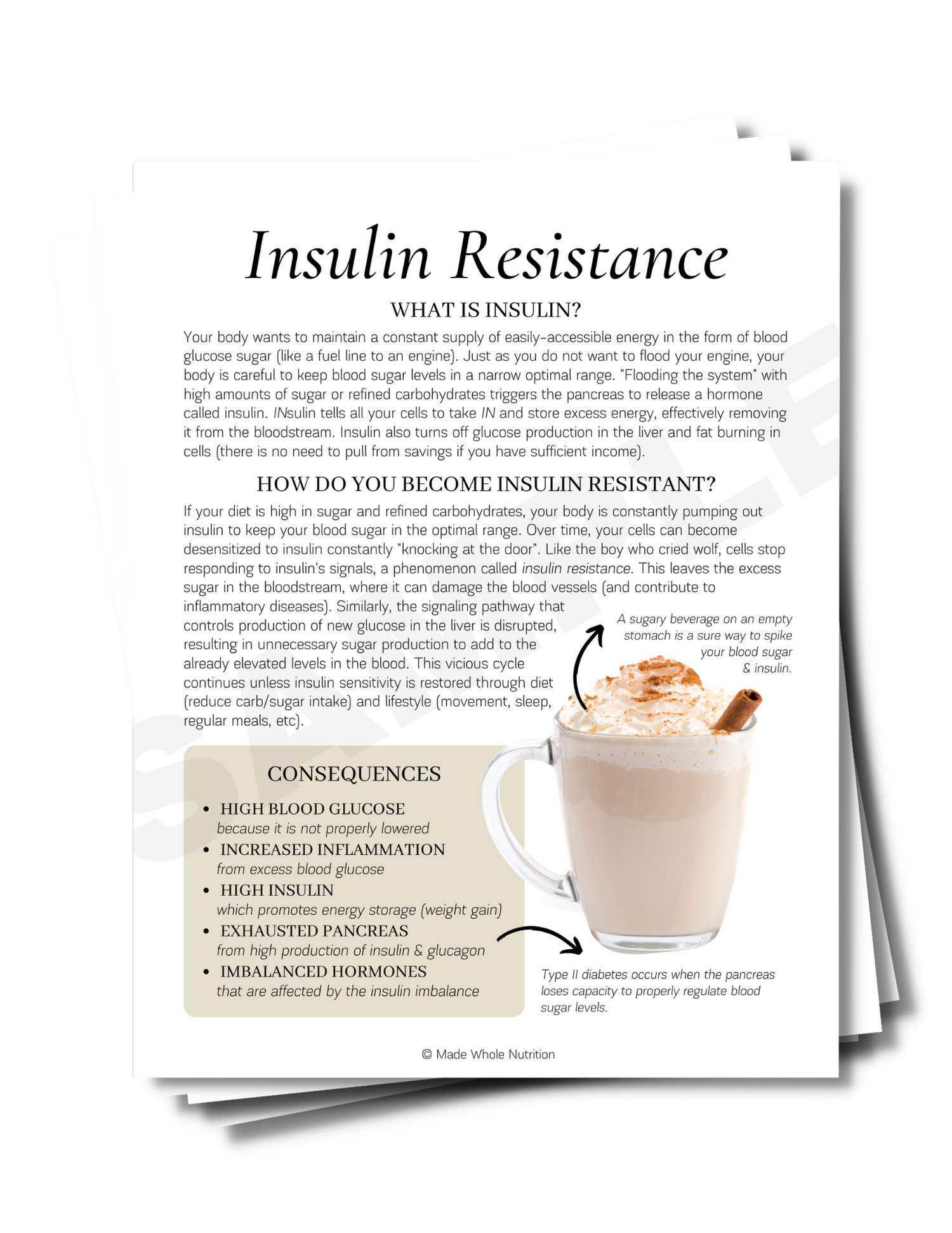 Glycemic Load Guide Handout — Functional Health Research + Resources ...