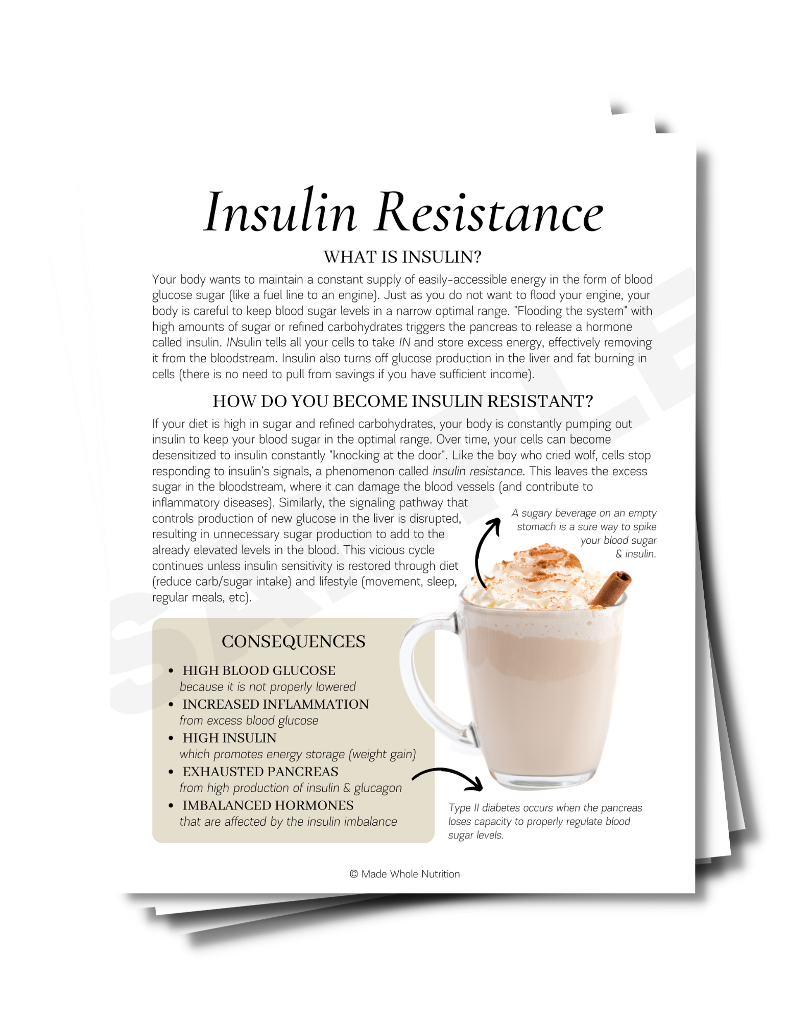 Names for Sugar Handout — Functional Health Research + Resources — Made ...