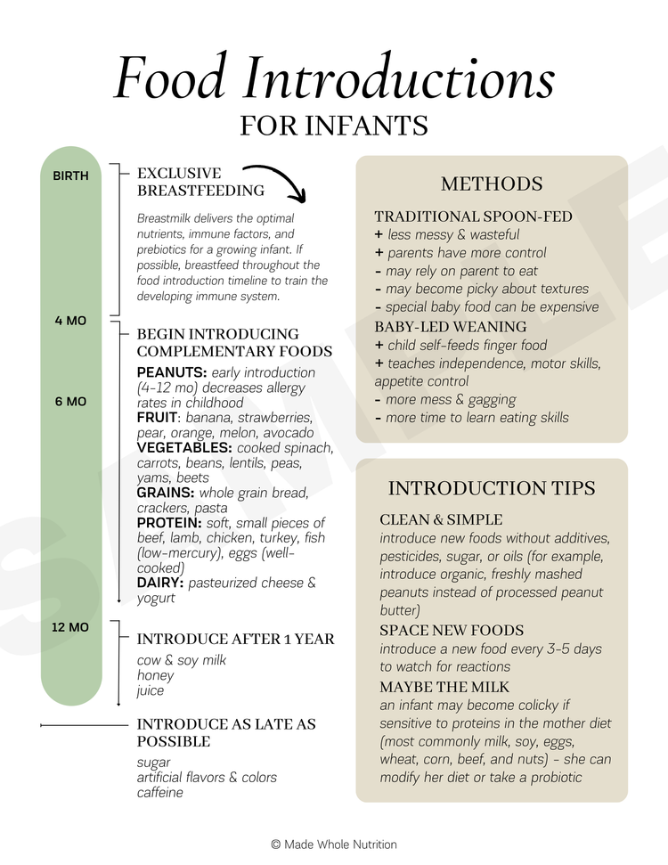 Daily 3 Meal Blueprint for Kids Handout — Functional Health Research ...