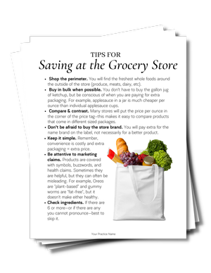 How to Read a Food Label Handout — Functional Health Research ...