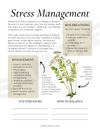 Stress Management Handout — Functional Health Research + Resources ...