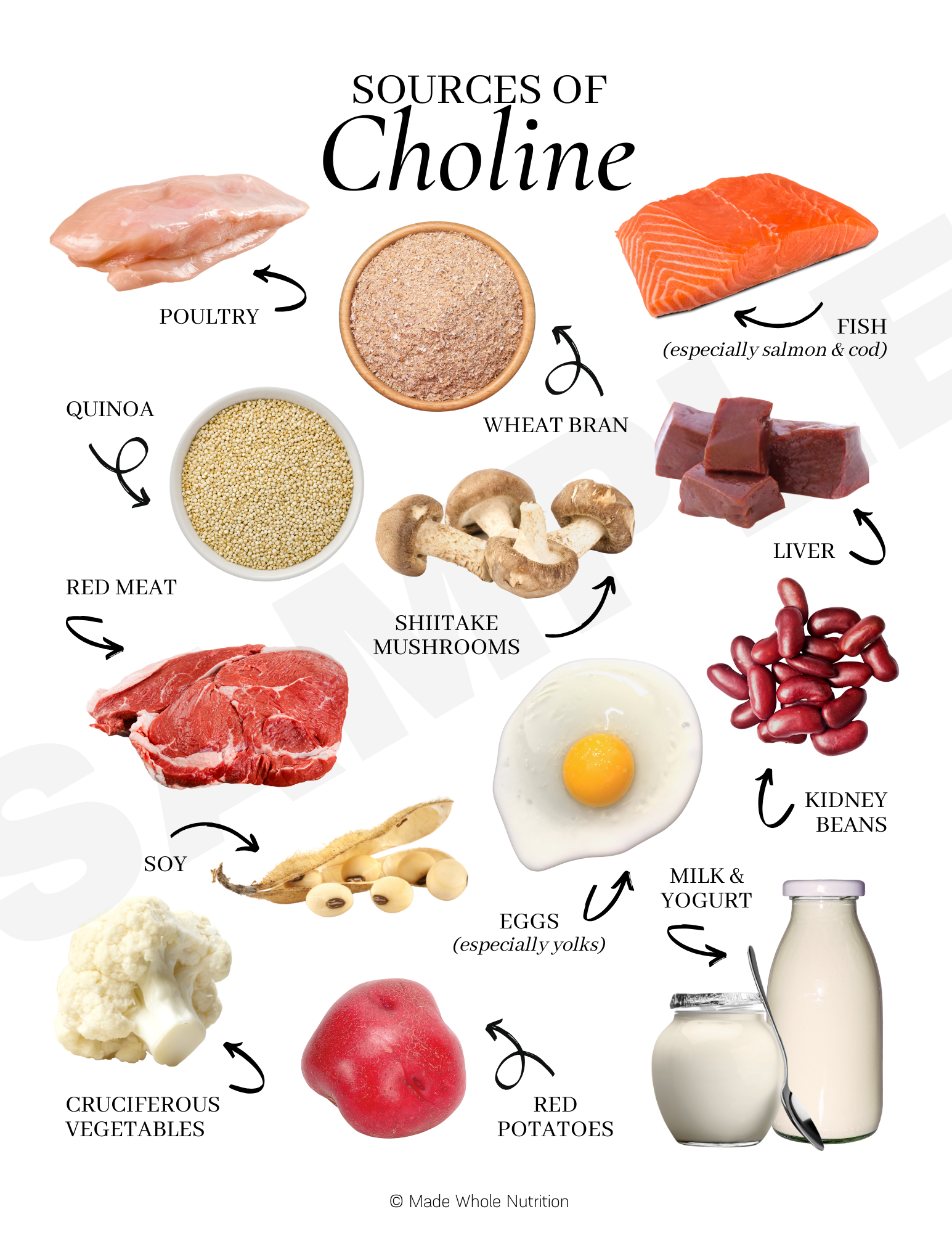 Sources of Folate B9 — Functional Health Research + Resources — Made ...