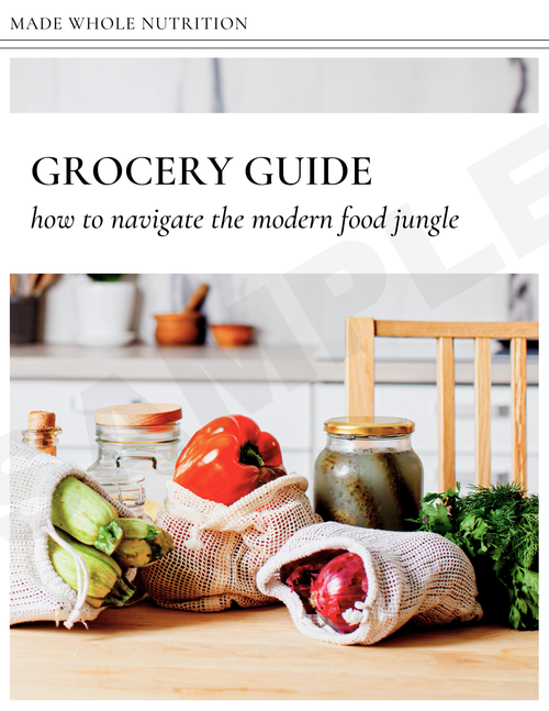 Grocery Store Guides (handout bundle) — Functional Health Research ...