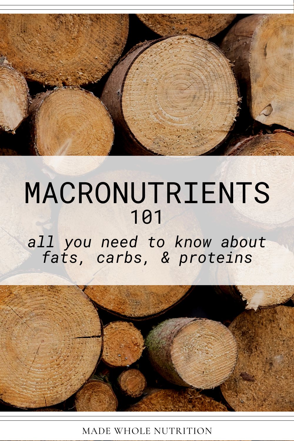 MACRONUTRIENTS 101: all you need to know about fats, carbs, & proteins ...