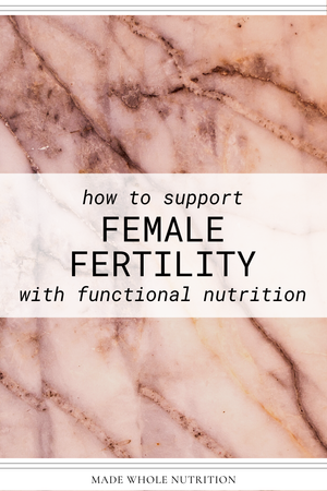 How to Support FEMALE FERTILITY with Functional Nutrition — Functional ...
