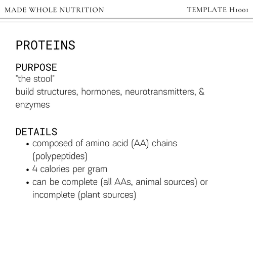MACRONUTRIENTS 101: all you need to know about fats, carbs, & proteins ...