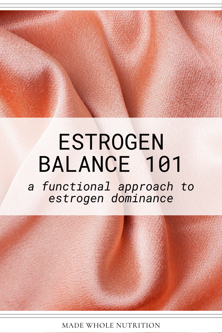 ESTROGEN BALANCE 101: a functional approach to estrogen dominance ...