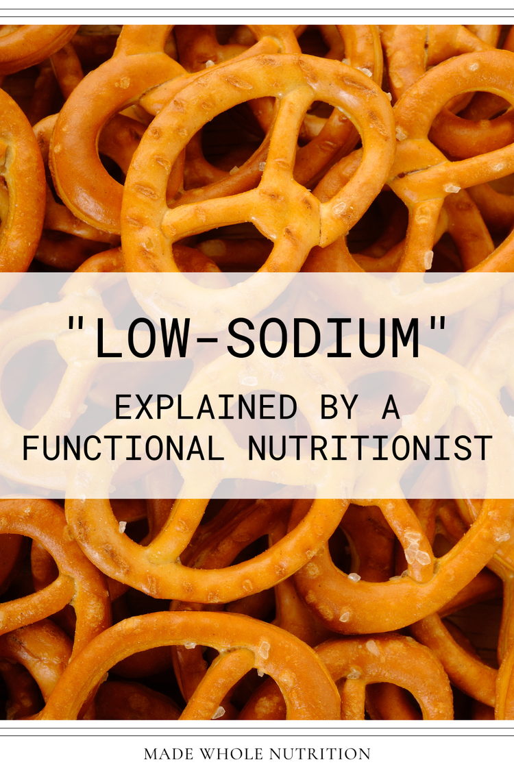 "LOW-SODIUM" Explained by a Functional Nutritionist — Functional Health ...