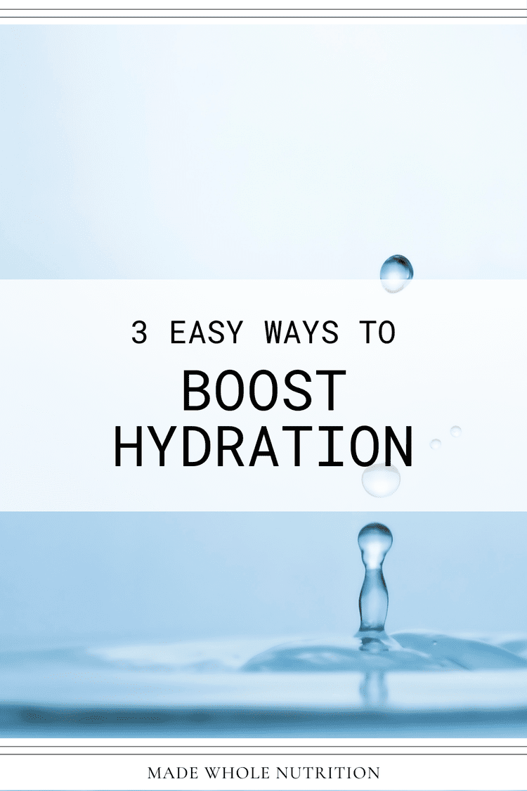 3 Easy Ways to Boost HYDRATION — Functional Health Research + Resources ...