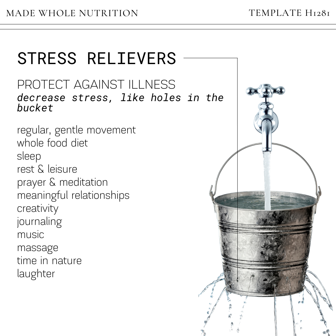 Balancing Your Stress Bucket: 12 ways to reduce stress — Functional ...