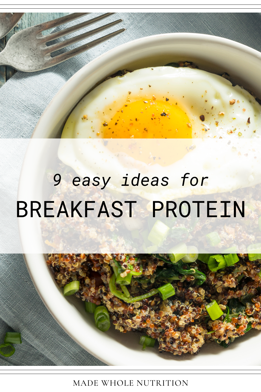 9 Easy Ideas for BREAKFAST PROTEIN — Functional Health Research ...
