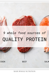 9 Whole Food Sources of QUALITY PROTEIN — Functional Health Research ...