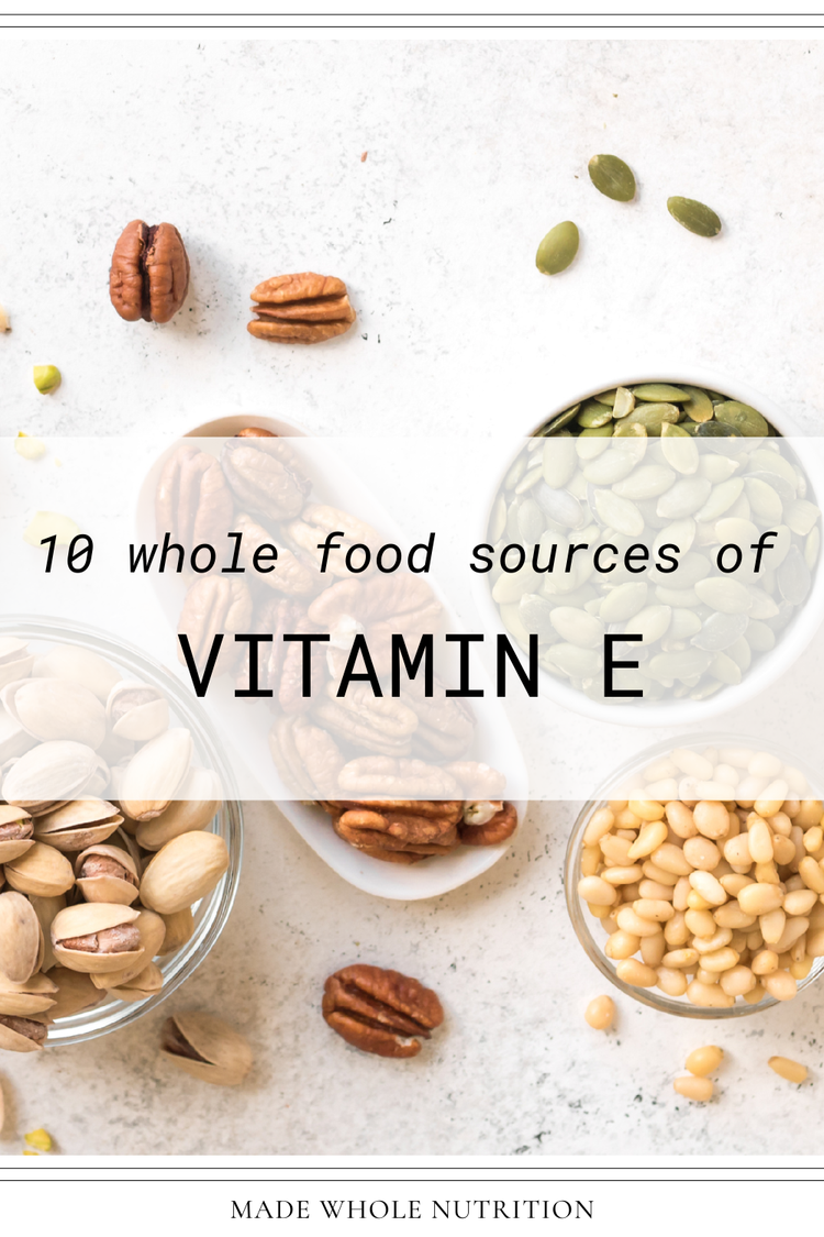 10 Whole Food Sources of Vitamin E — Functional Health Research ...