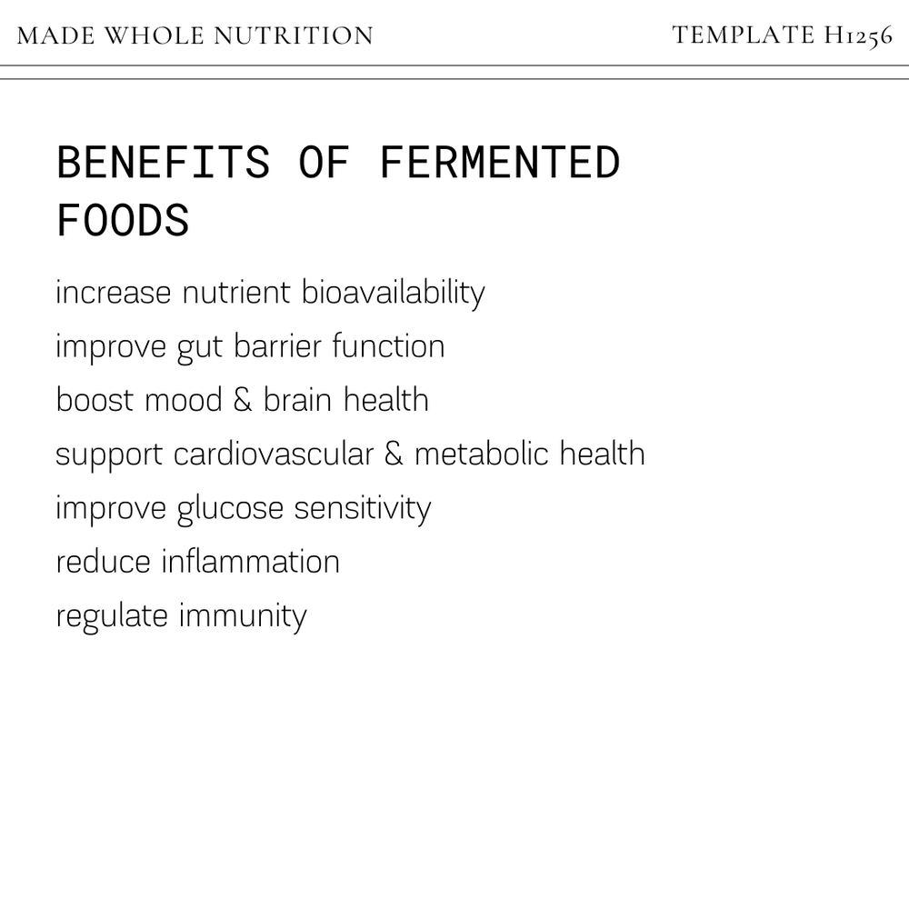 Pro- VS Pre- VS Post-biotics (and how to incorporate fermented foods ...