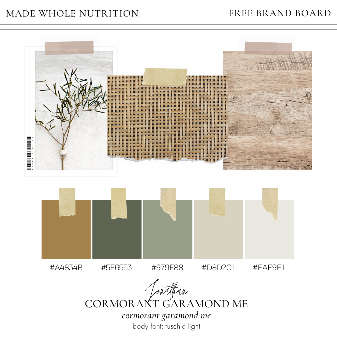 MY CANVA BRAND EVOLUTION (and a free brand board template) — Functional ...