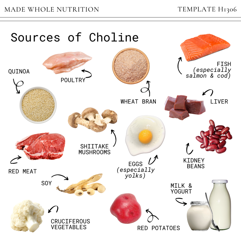 14 Whole Food Sources of Choline — Functional Health Research ...