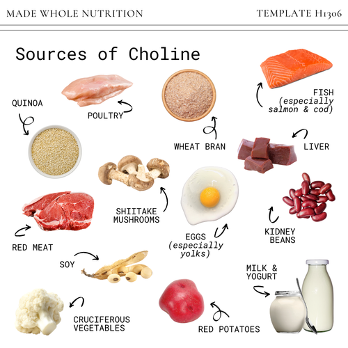 14 Whole Food Sources of Choline — Functional Health Research ...