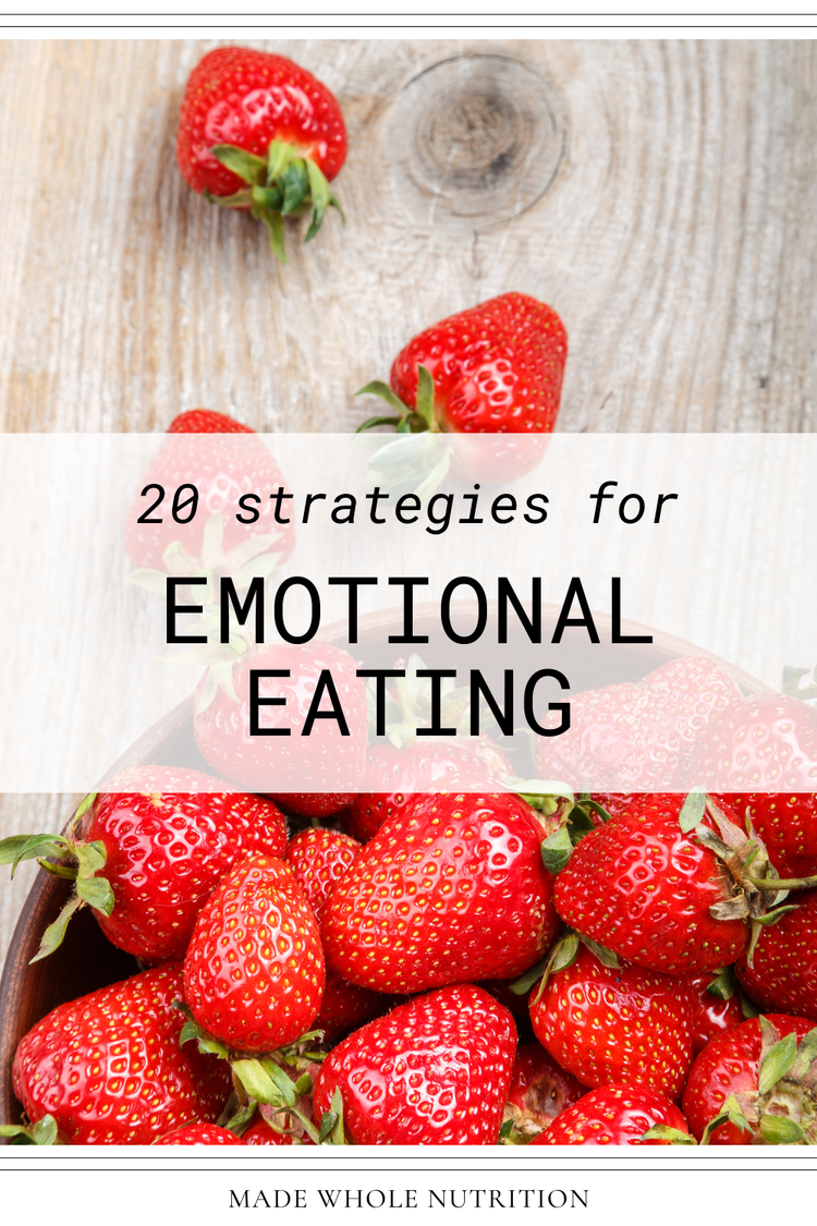 20 Strategies for EMOTIONAL EATING — Functional Health Research ...