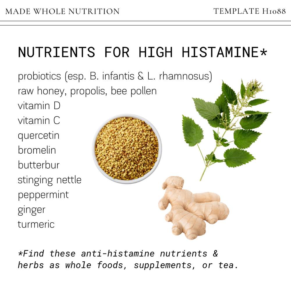 A Functional Nutrition Approach to High Histamine — Functional Health ...
