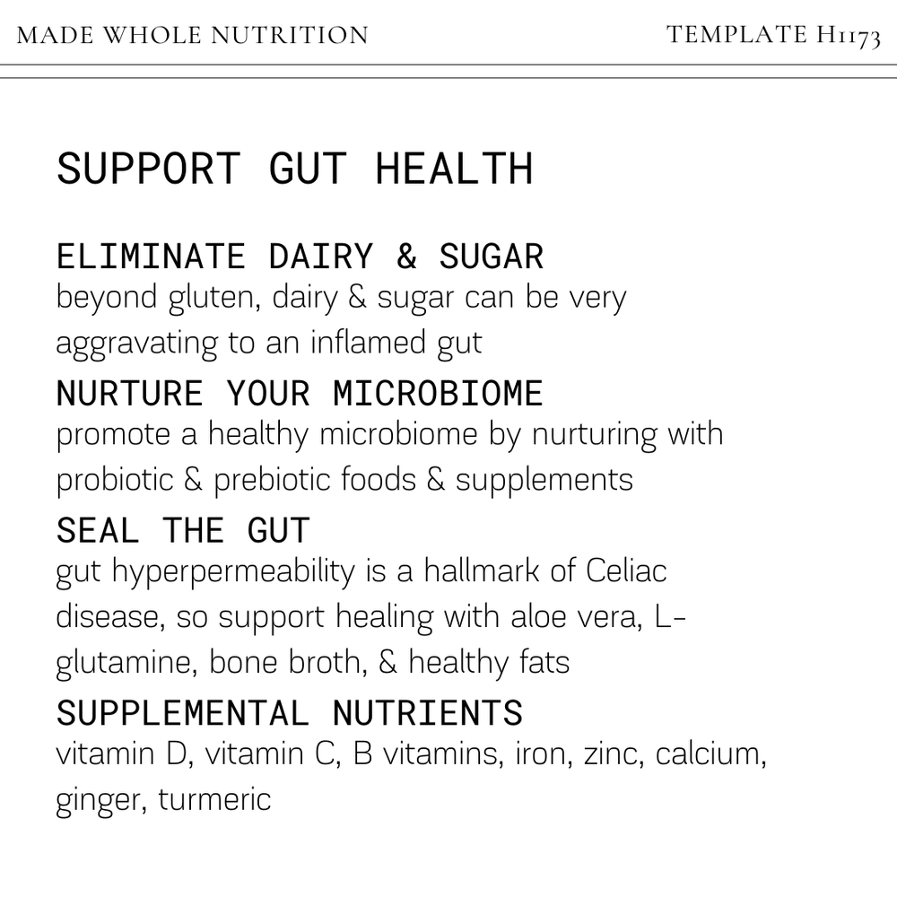 A Functional Nutrition Approach to Celiac Disease — Functional Health ...
