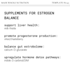 ESTROGEN BALANCE 101: a functional approach to estrogen dominance ...