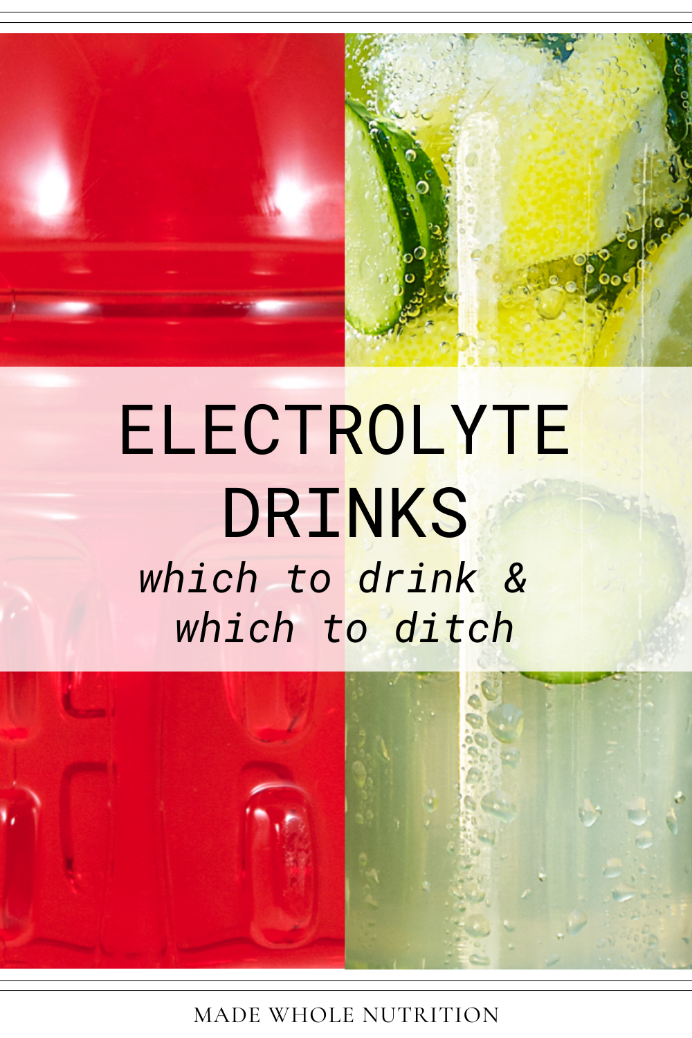 ELECTROLYTE DRINKS: which to drink & which to ditch — Functional Health ...