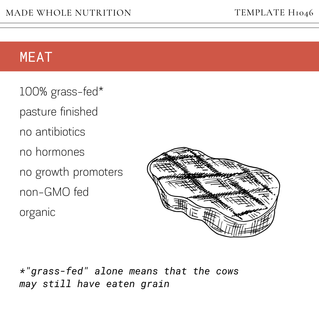 PROTEIN GUIDE: what labels to look for at the grocery store ...