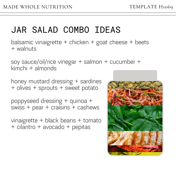 5 Steps to Build a Jar Salad — Functional Health Research + Resources ...