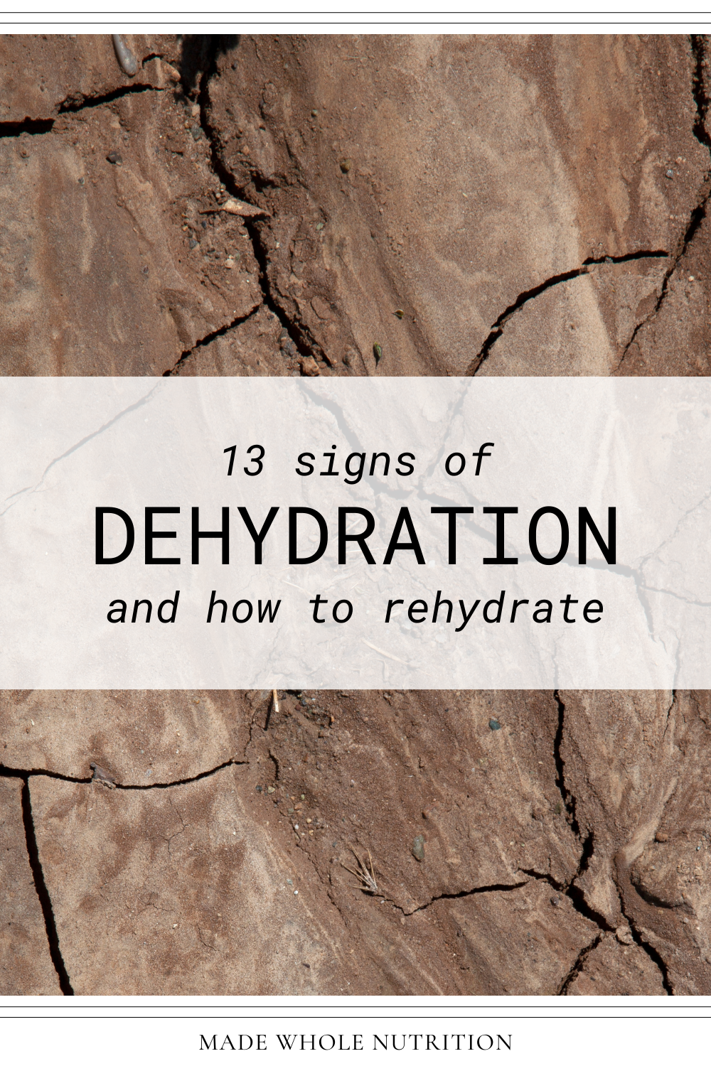 13 Signs of DEHYDRATION (and how to rehydrate) — Functional Health ...