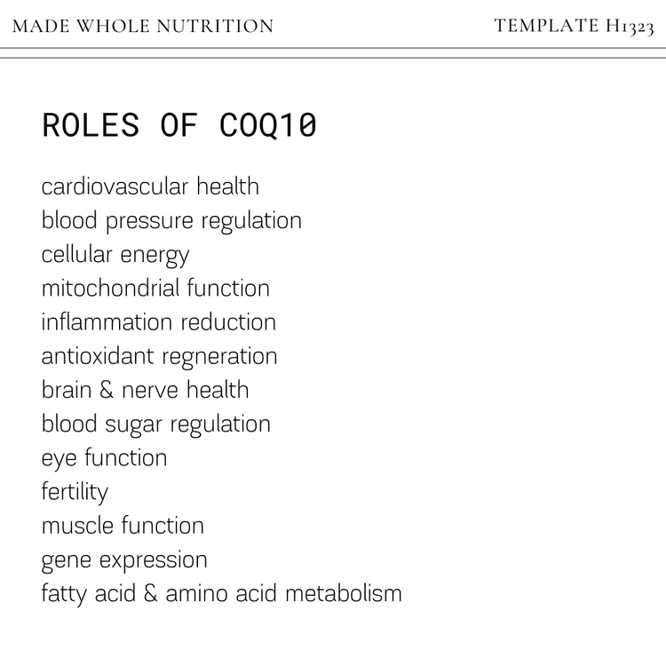 What is the best form of COENZYME Q10? — Functional Health Research ...