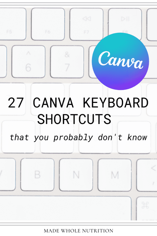 27 Canva Keyboard Shortcuts (that you probably don't know) — Functional ...