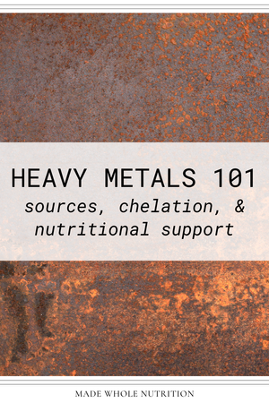 Heavy Metals 101: sources, chelation, and nutritional support — Functional Health Research ...