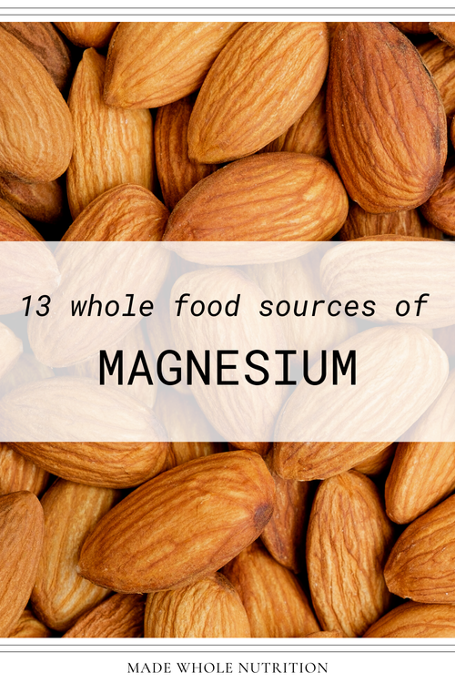 13 Whole Food Sources of MAGNESIUM — Functional Health Research ...