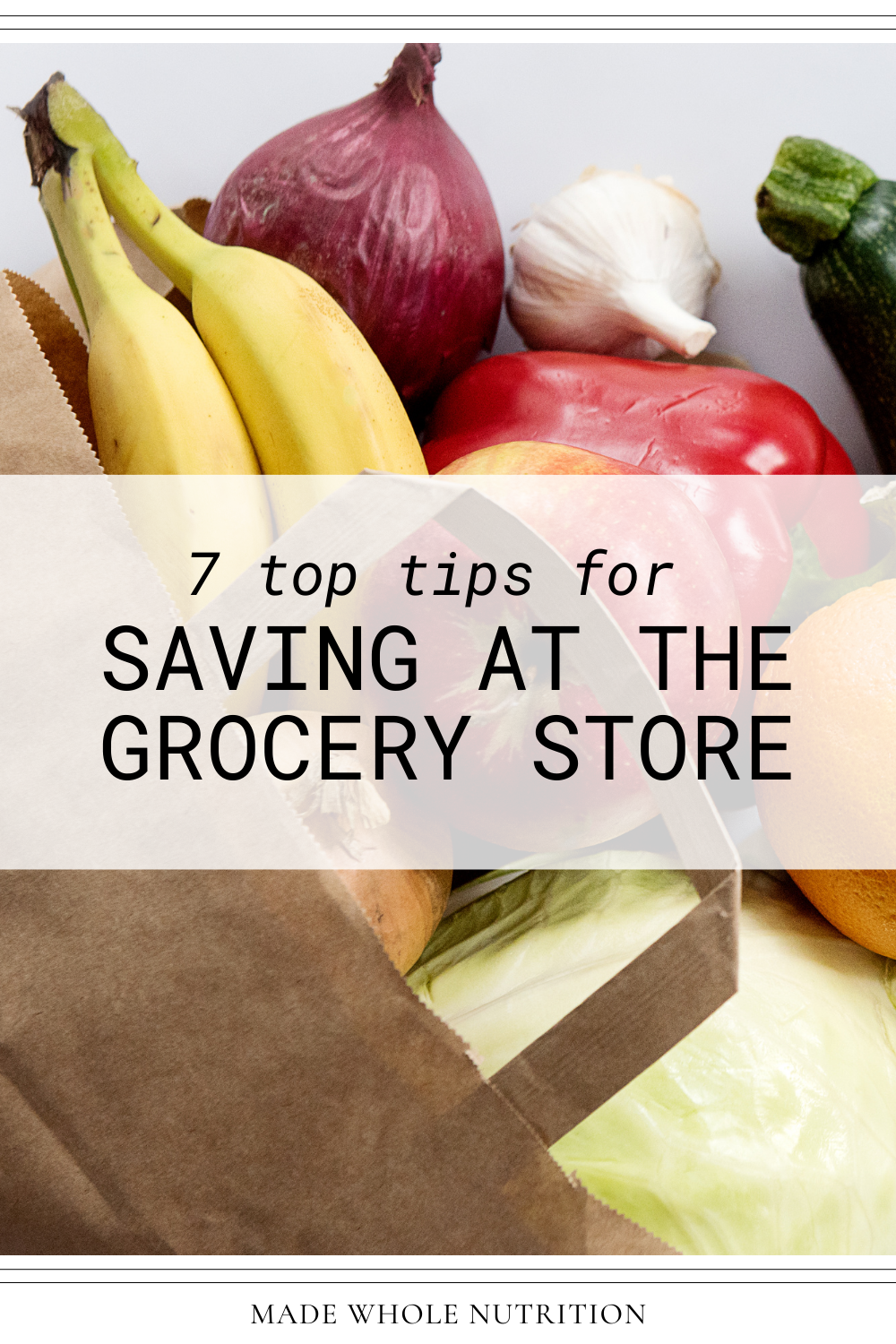 7 Top Tips for Saving at the Grocery Store — Functional Health Research ...