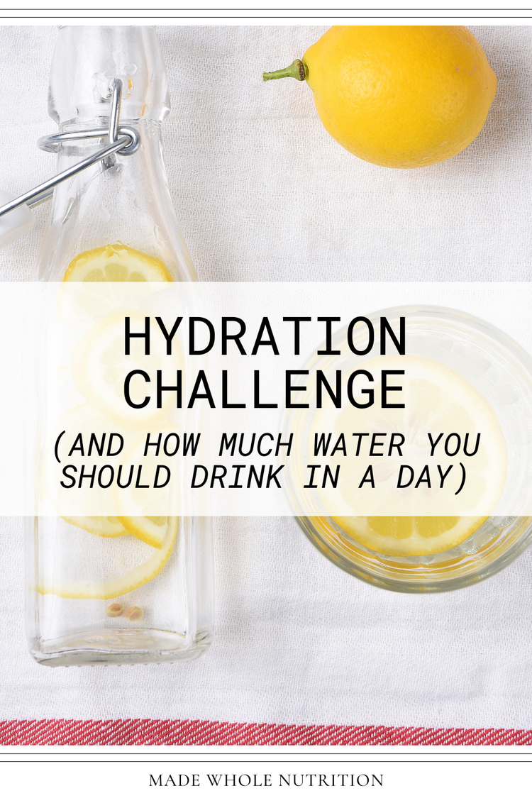HYDRATION CHALLENGE (and how much water you should drink in a day ...