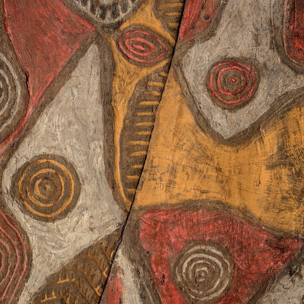 Important Ramu River Shield — Art Blackburn