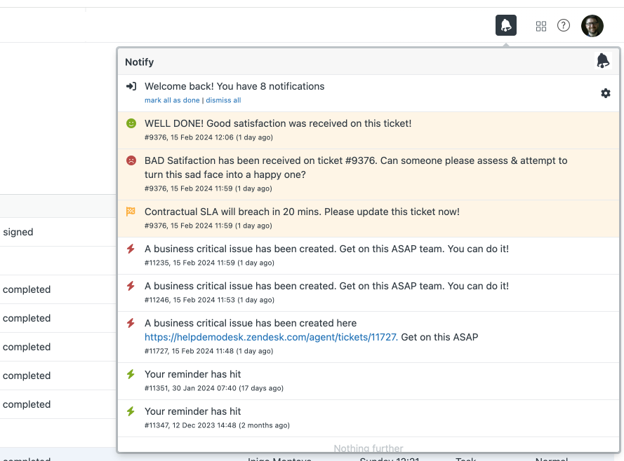 Zendesk notifications app | Push notification alerts for chrome | SweetHawk apps — SweetHawk ...